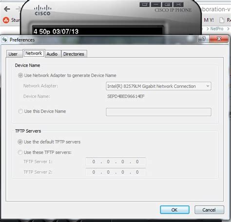 solved cisco ip communicator network settings grayed out cisco community