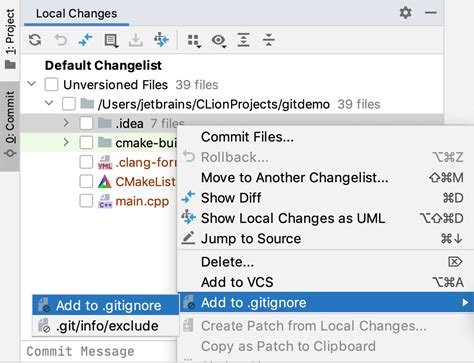 tutorial getting started with git in clion help clion