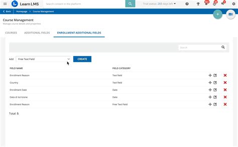 creating and managing enrollment additional fields docebo help and support