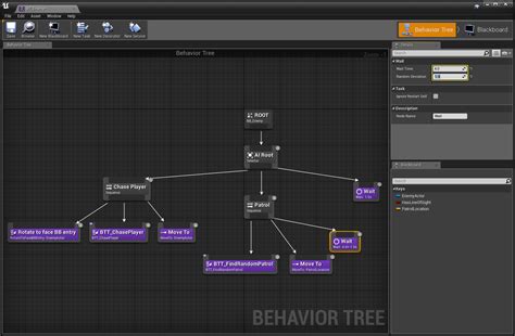 behavior tree quick start guide unreal engine documentation