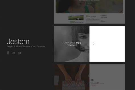 25 beautiful resume and cv web templates