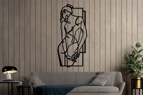 Naked Female Body Metal Line Art Nude Woman Silhouette For Etsy Singapore