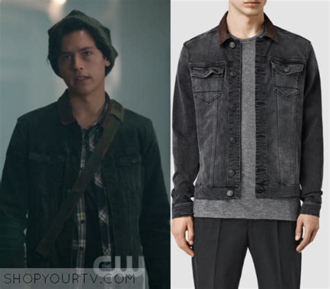 Riverdale Season 1 Episode 2 Jughead Jones Brown Collar Denim Jacket
