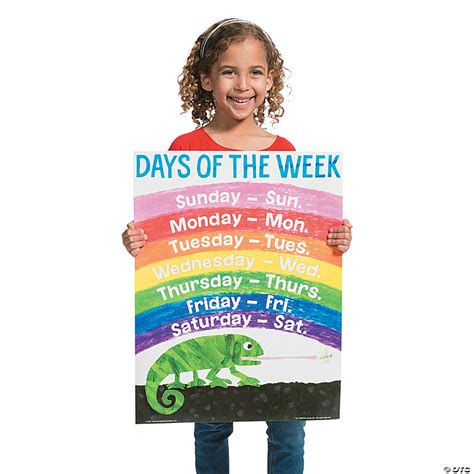 17 X 22 World Of Eric Carle Basic Skills Cardstock Posters 6 Pc