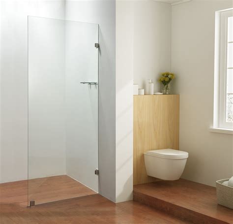 Clear Glass Frameless Shower Enclosure 600×2000mm