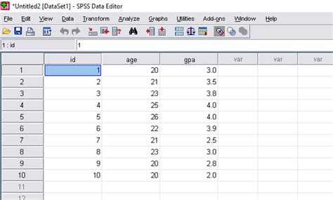 how to input data in spss data analysis part 2