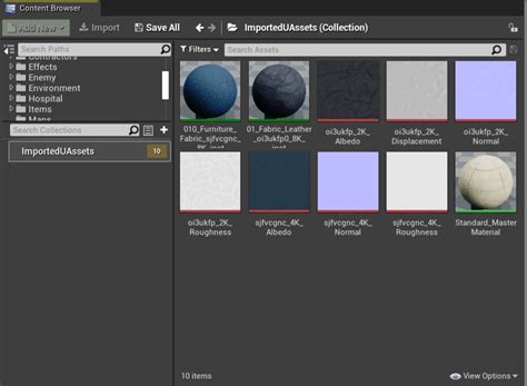 import uasset browser