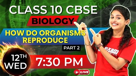 Class 10 Cbse Biology How Do Organisms Reproduce Part 2 Cbse Exam