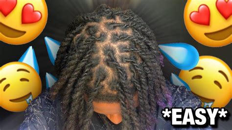 How To Two Strand Twist Dreads Easy Youtube