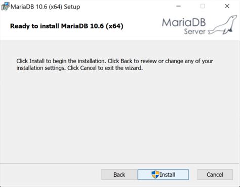 installing mariadb msi packages on windows mariadb knowledge base