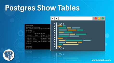 how to get all table names in postgresql