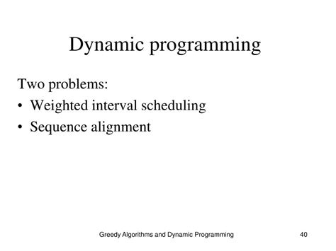 ppt lectures on greedy algorithms and dynamic programming powerpoint