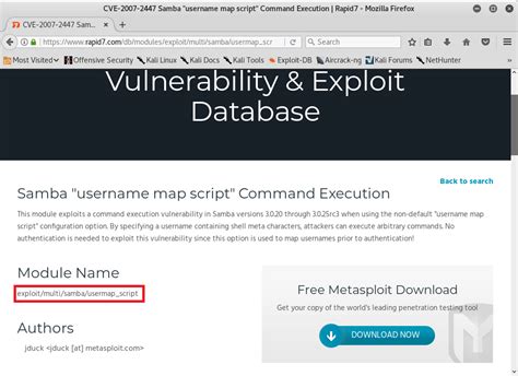 ethical hacking exploiting a code execution vulnerability javatpoint