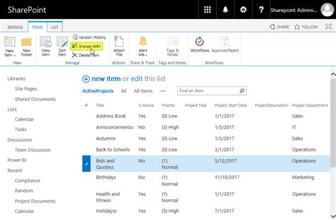 sharepoint online grant permission to list item using powershell