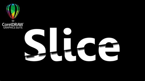 sliced text effect in coreldraw coreldraw cut text coreldraw
