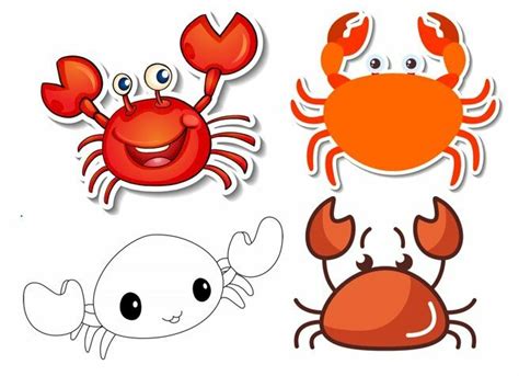 Tải Vector Con Cua Cute File Ai Eps Svg Psd Png  Jpeg Miễn Phí