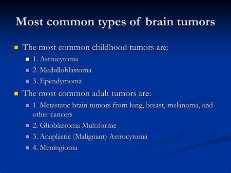 Ppt Brain Tumors Maria Rountree Powerpoint Presentation Free