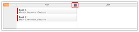 column active areas kanban daypilot documentation scheduling for
