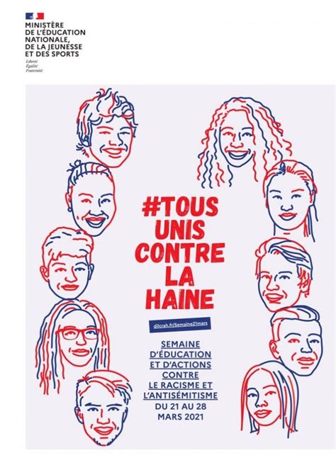 21 28 Mars Semaine Déducation Contre Le Racisme Et Lantisémitisme