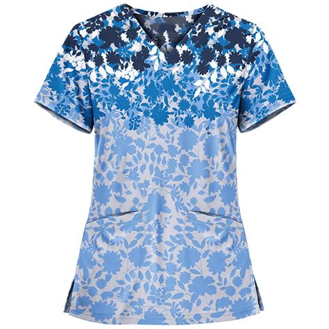 Frostluinai Savings Clearance Plus Size Tops For Women Women Scrubs Top