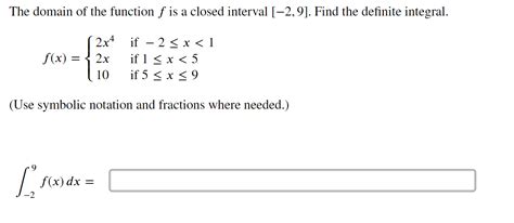 solved the domain of the function f is a closed interval