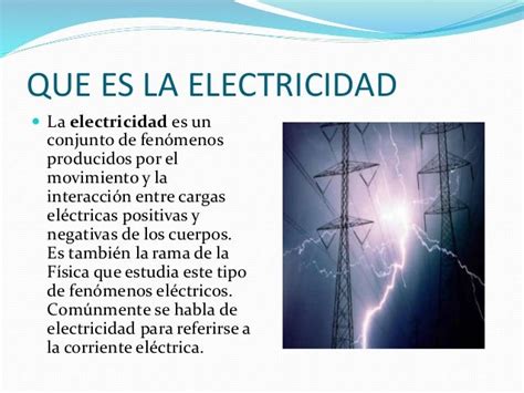 Electricidad