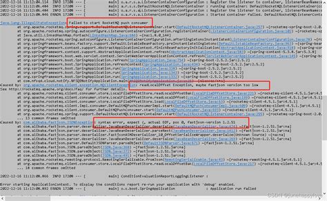 rocketmq异常处理 failed to start rocketmq push consumer junehappylove的博客 csdn博客
