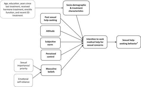 Proposed Theory Of Planned Behavior Predicting Sexual Help Seeking