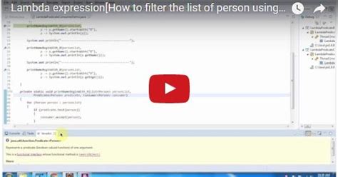 java ee lambda expression[how to filter the list of person using
