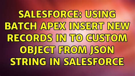 salesforce using batch apex insert new records in to custom object