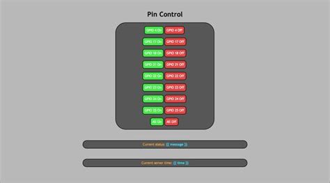 raspberry pi web server control gpio unbrick id