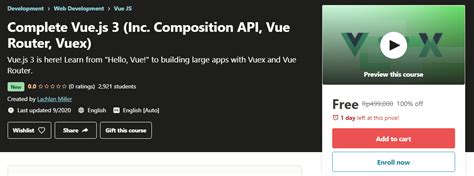 free complete vue js 3 inc composition api vue router vuex ~ e