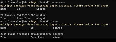winget gets confused with remotely similar package names · issue 1654