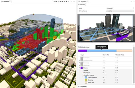 visibility analysis overview—arcgis cityengine resources documentation