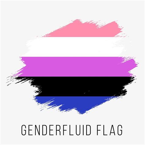 Pride Flag Genderfluid Lgbt Sexual Identity Design Template 17584147