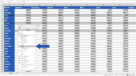 how to delete rows in excel