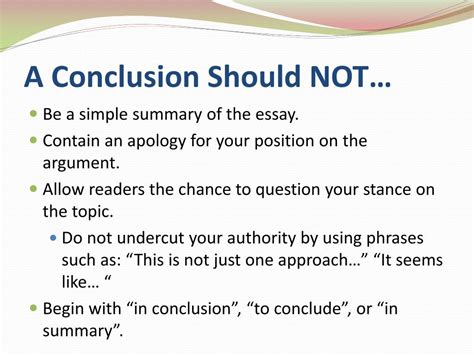 Ppt How To Write An Introduction And Conclusion Powerpoint