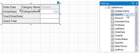 cross tab fields devexpress end user documentation