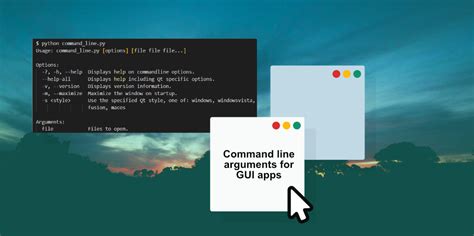 handle command line arguments in gui applications with pyqt6