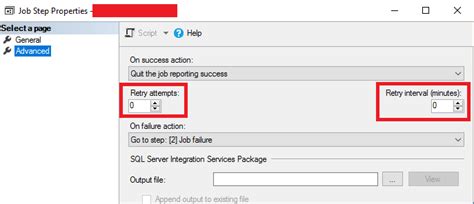 ssis re running sql server job if previous run fails