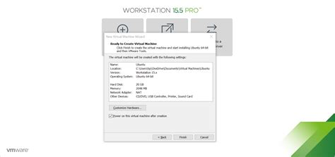 create virtual machine using vmware workstation