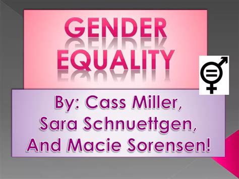 Ppt Gender Equality Powerpoint Presentation Free Download Id 2665341