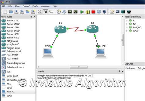 connect real pc with gns3 invisible algorithm