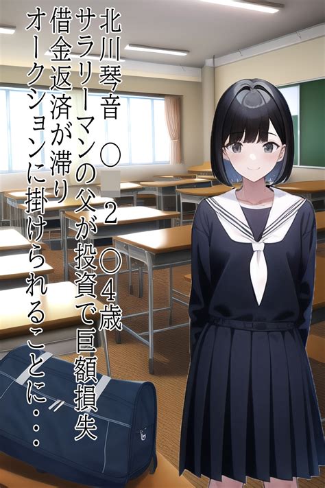 エロ同人傑作選 奴隷オークションに売られた少女たち北川琴音処女喪失編 親の借金のために売り飛ばされてしまった少女たちを落札するイベント