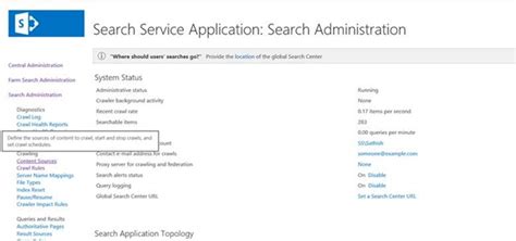 how to enable and modify continuous crawl interval in