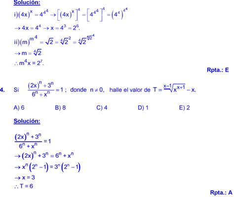 Ecuaciones Exponenciales Ejercicios Resueltos Paso A Paso Pdf