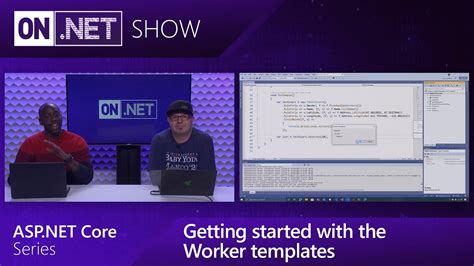 asp core series getting started with the worker templates