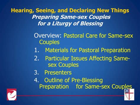 Ppt Resources For The Blessing Of Same Sex Relationships Overview St