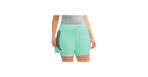 Avia Active Perforated Running Short With Built In Compression Plus