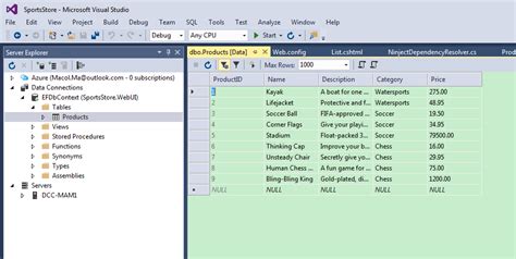 mvc 5 an exception of type system data entity